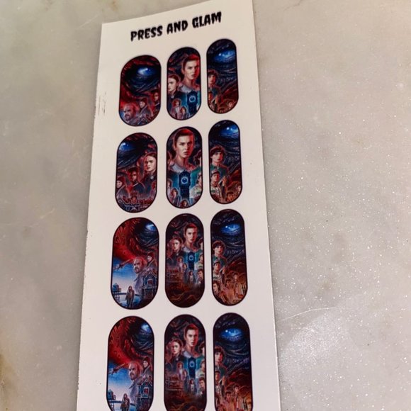press and glam | Makeup | Stranger Things Nail Decals | Poshmark